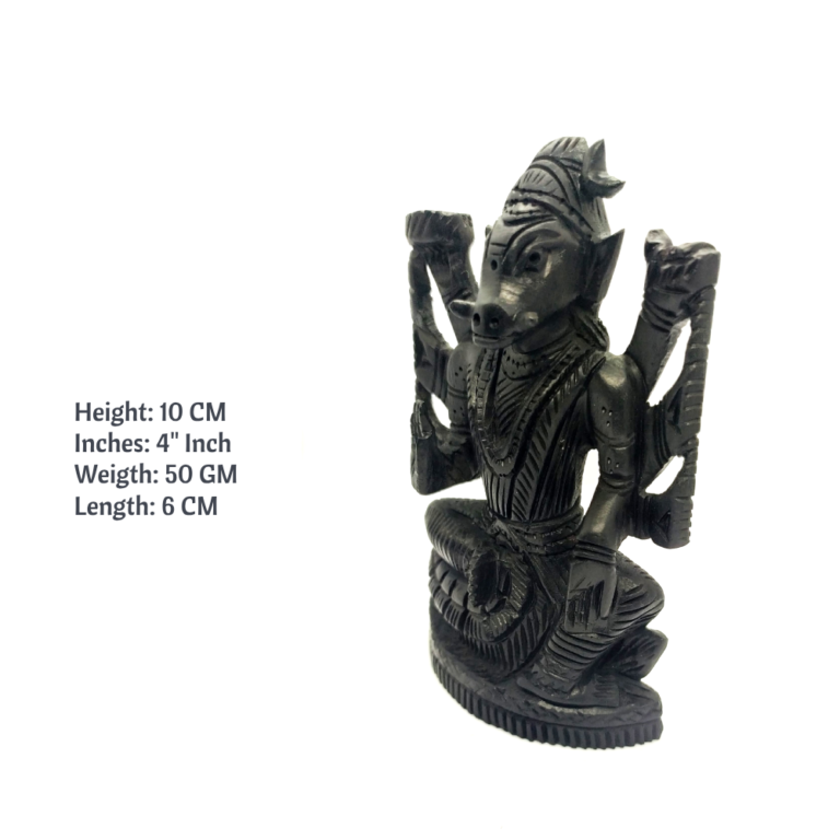 Original Karungali Varahi Amman Statue 4 & 6 Inches - Karungali